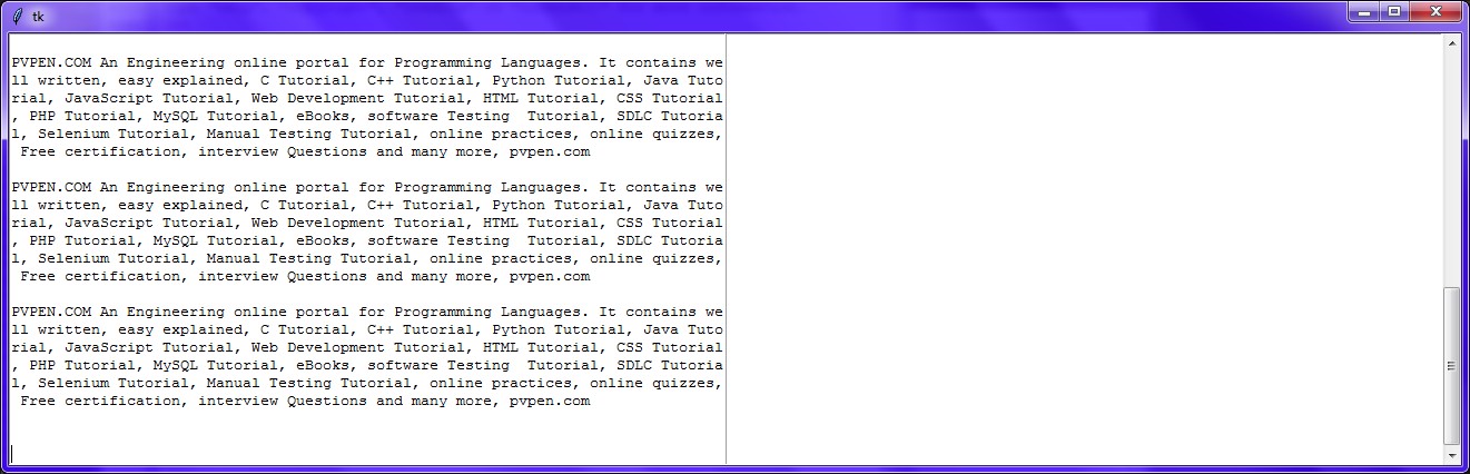 Python Scroll Bar With Example Aimtocode 